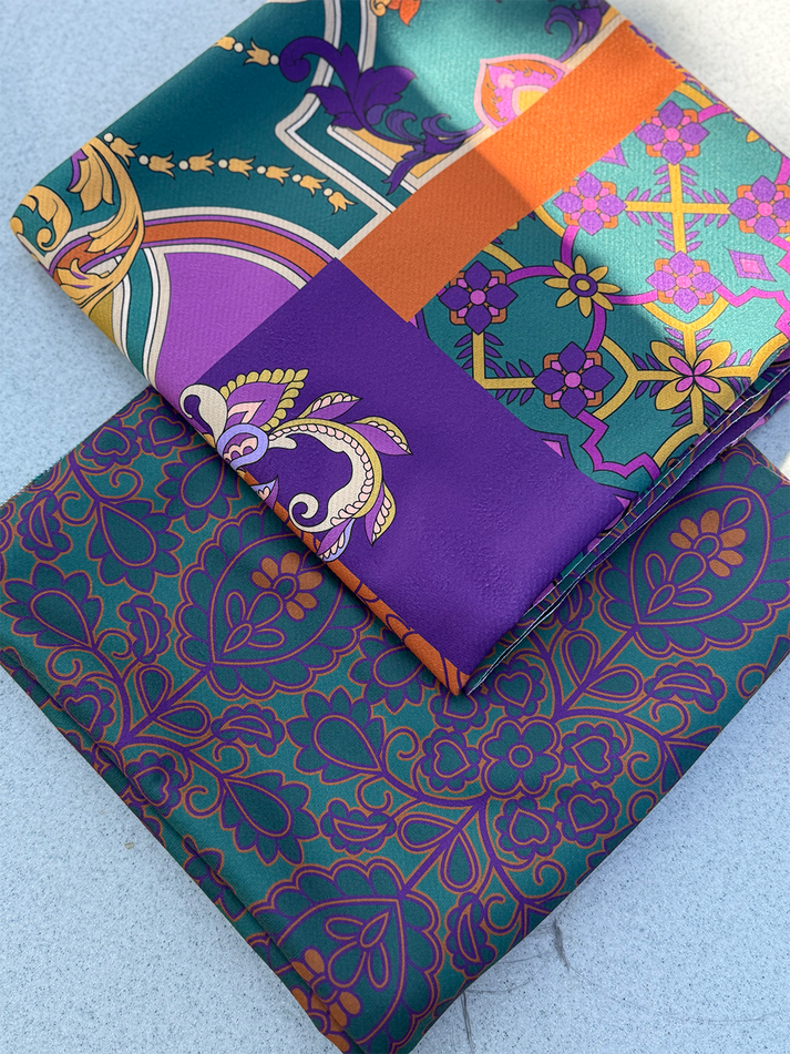 Square Shawl – Bold Heritage Edition – Madad Scarves Shop